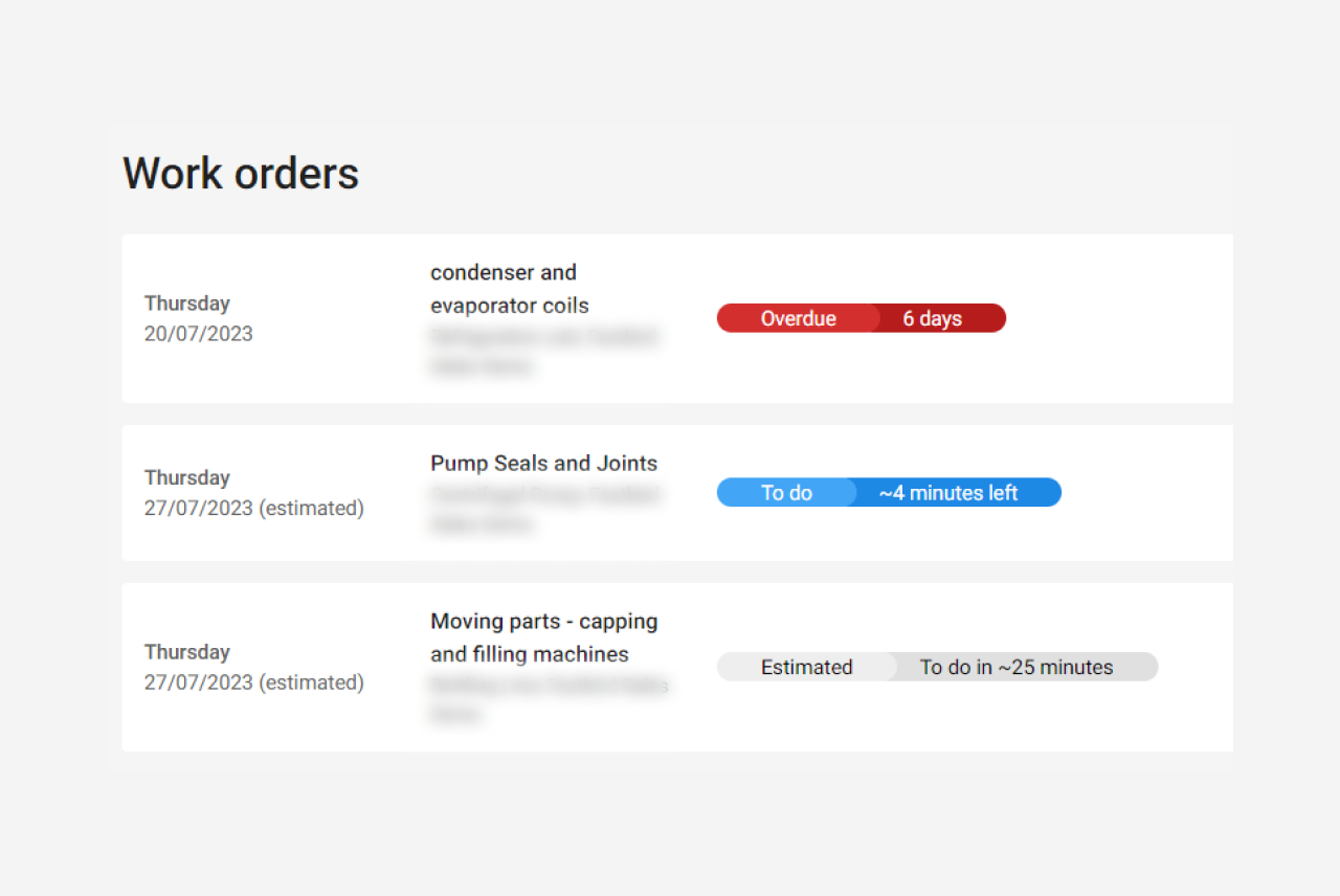 Preventive Maintenance Software for Manufacturing
